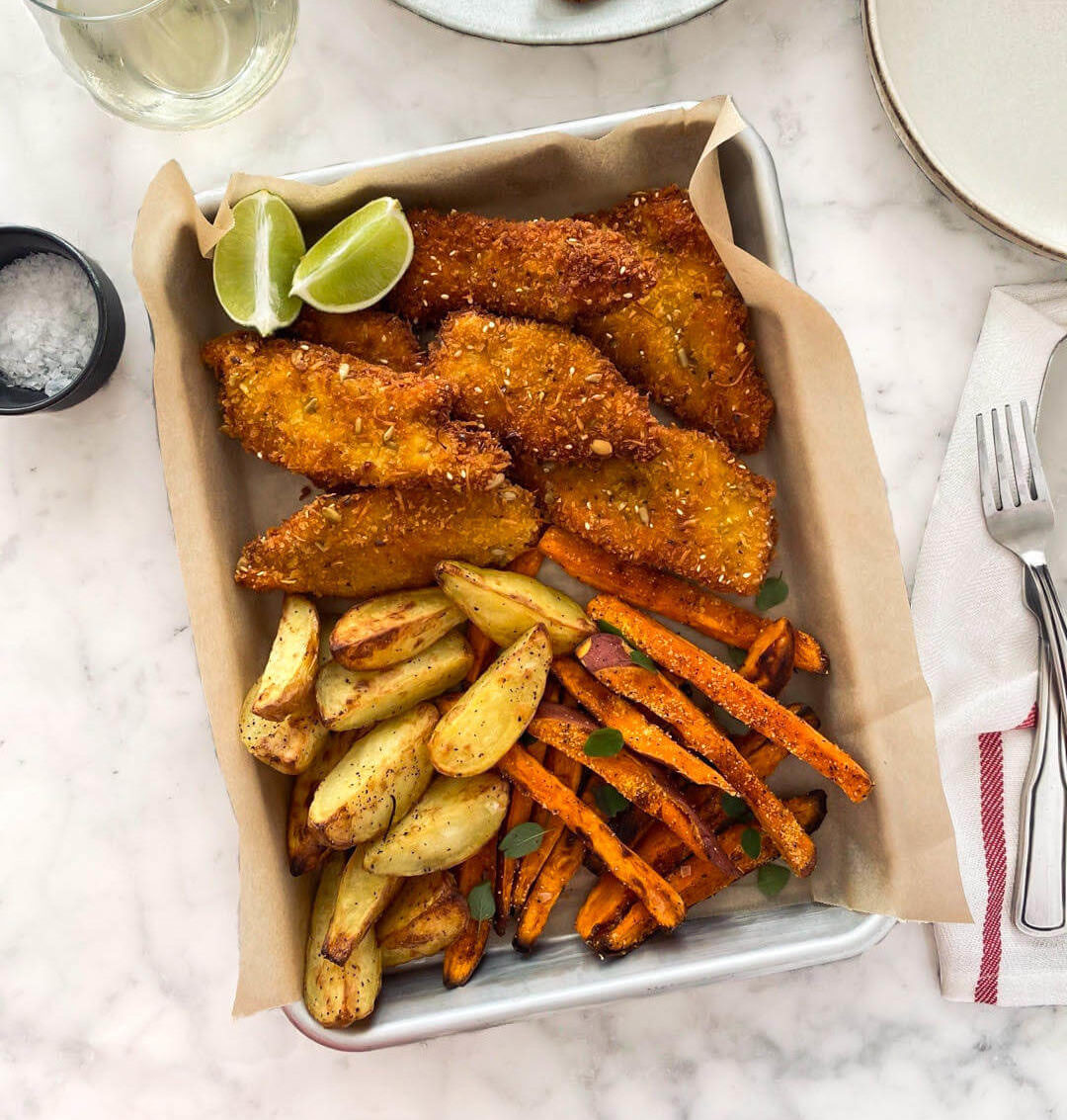 Pollo con Panko y Semillas – Elina Saiach